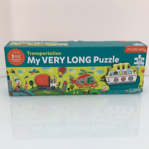 Mudpuppy | Toys | Mudpuppy My Very Long Puzzle Transportation | Poshmark